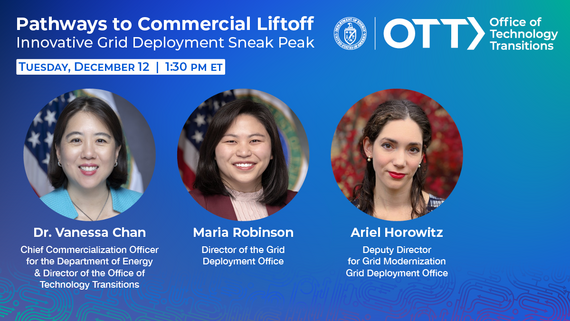 Join DOE Experts for a Webinar on Innovative Grid Deployment