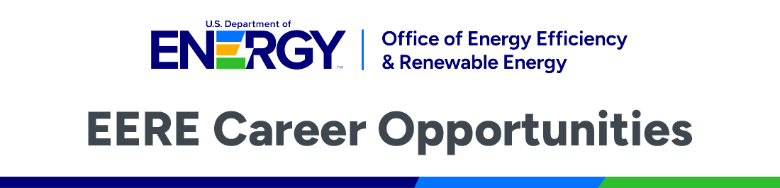 New Job Opportunities at EERE