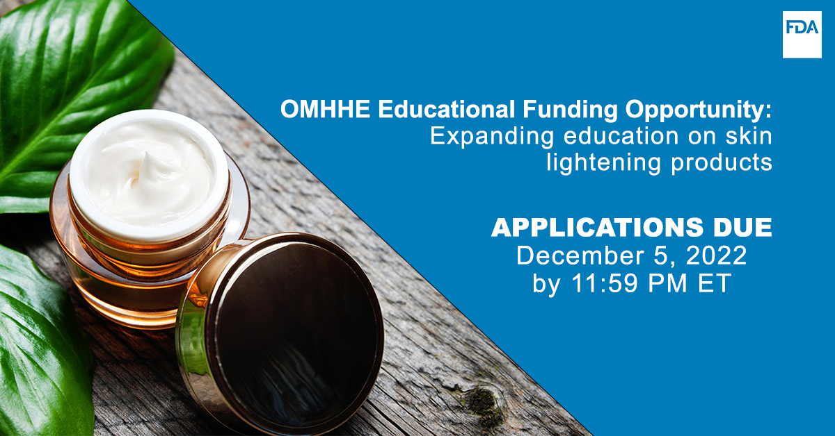 FDA OMHHE Announces a New Funding Opportunity