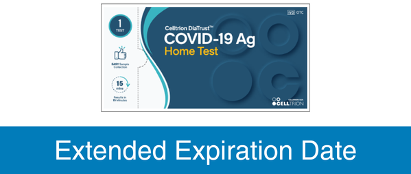 Expiration Date Extended for Celltrion DiaTrust COVID-19 Ag Home Test