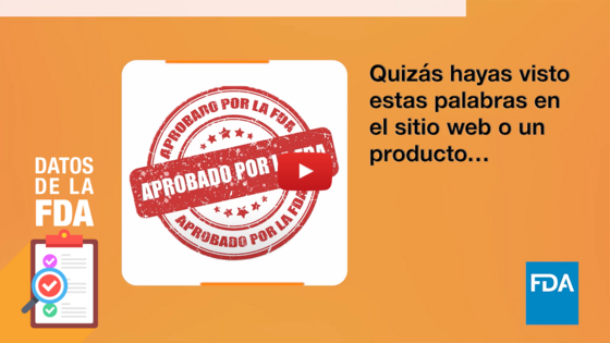 Artículos para el consumidor de la FDA