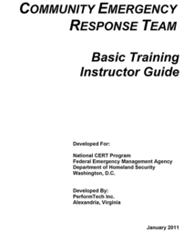 CERT Train-the-Trainer Course Instructor Guide - Become the Best at ...