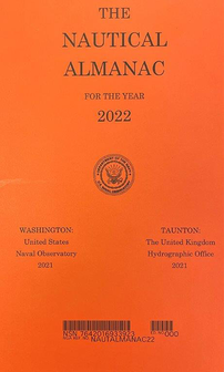 Nautical Almanac for the Year 2022, the U.S. Navy's standard resource ...