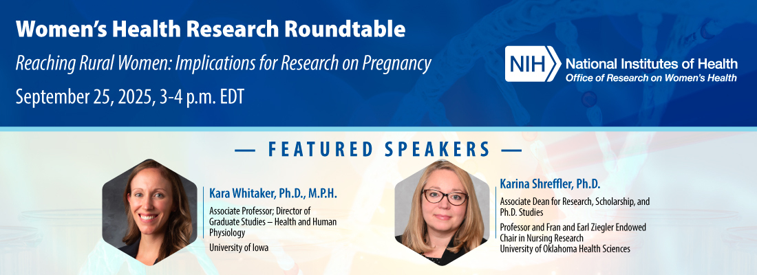 Register Now: Women’s Health Research Roundtable on Reaching Rural ...