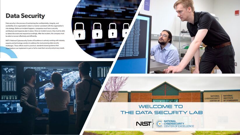 Take a Virtual Tour of the NCCoE Data Security Lab