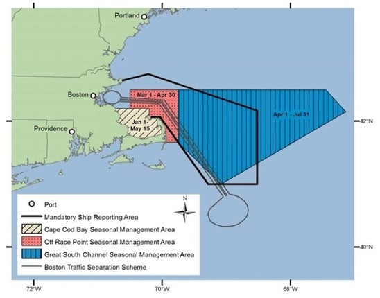 Effective April 1 - Vessel Speed Restrictions in Great South Channel ...