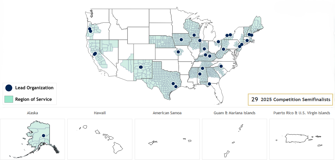 NSF advances 29 semifinalists in the second NSF Regional Innovation ...