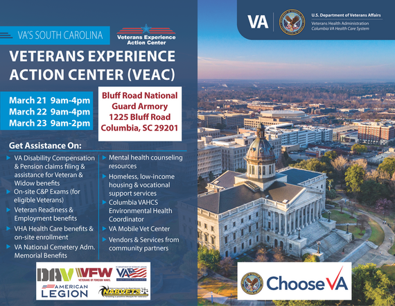 South Carolina Veterans, your VEAC starts tomorrow!