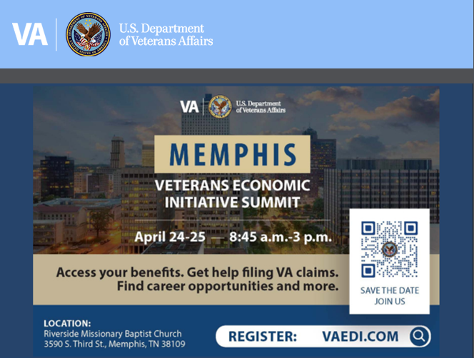 VA CFBNP Information Sharing: Memphis VA Economic Initiative Summit, April 24-25, 2024