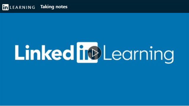 Reinforce learning by taking notes