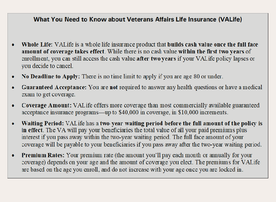 Department of Veterans Affairs opens pre-enrollment for new life ...