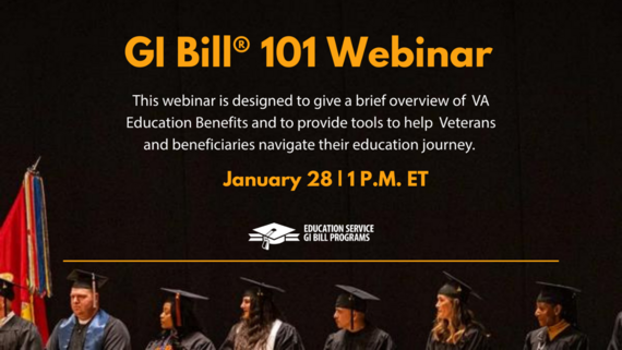 Register Today – GI Bill 101 Webinar
