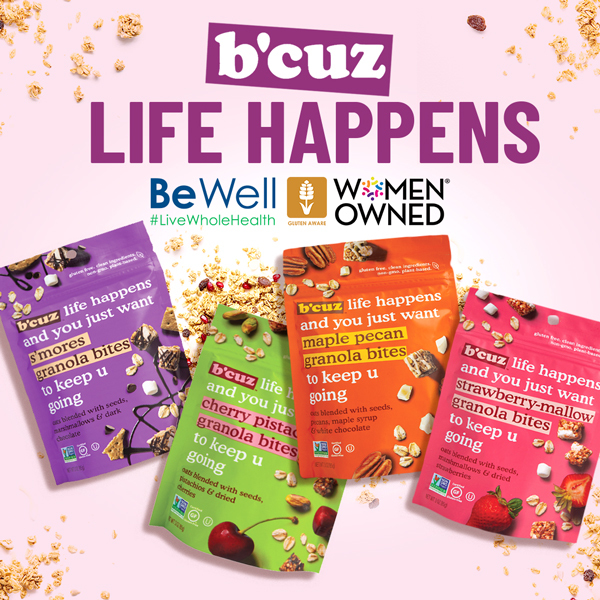 B'cuz snacks are healthy and delicious