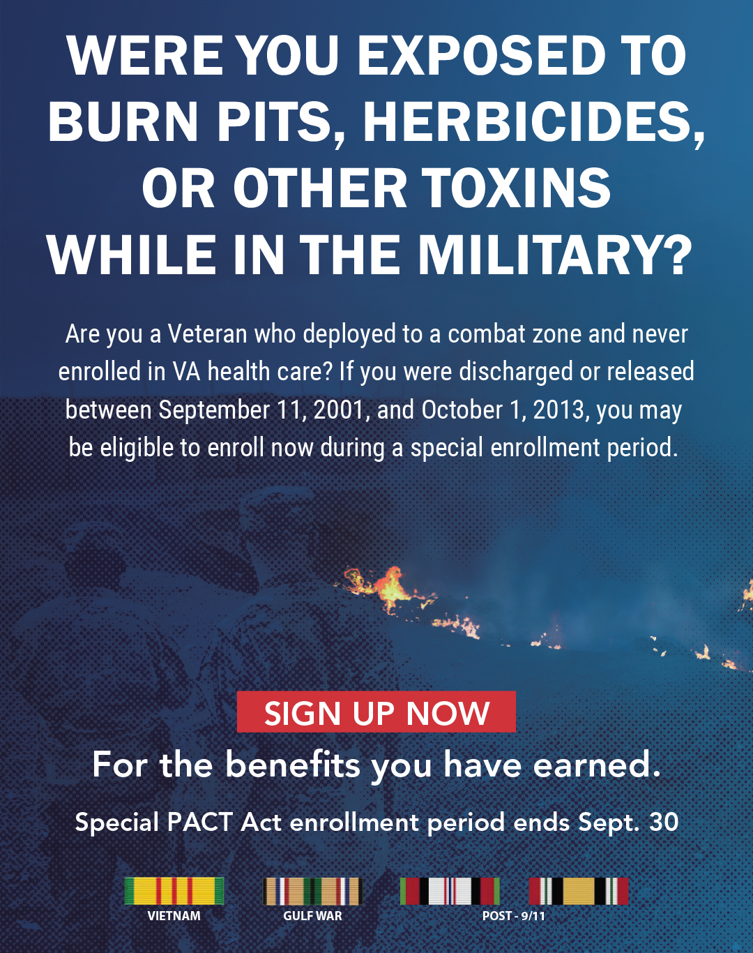 Sign up for PACT Act Benefits Today