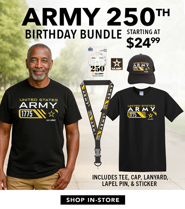 Shop Now: Army 250th Birthday Bundle