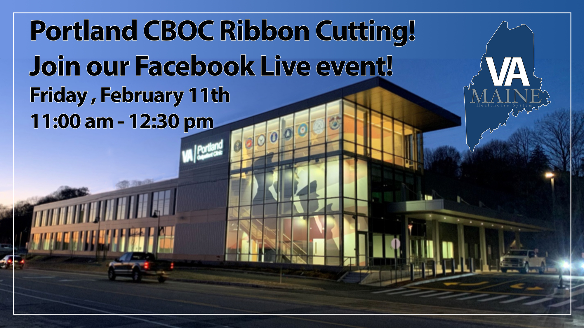 Portland CBOC Ribbon Cutting - Facebook Live Event