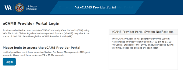 Attend eCAMS Provider Portal Webinar tomrrow!
