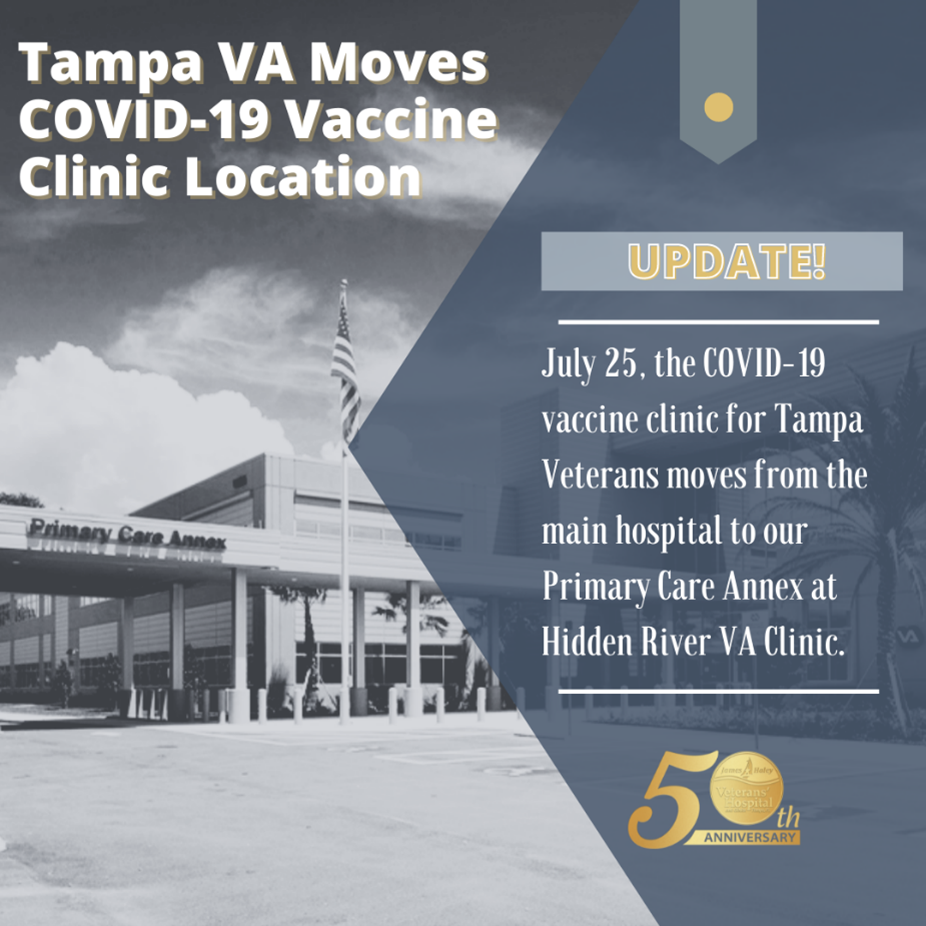 The Main Hospital COVID-19 Vaccine Clinic is Moving!