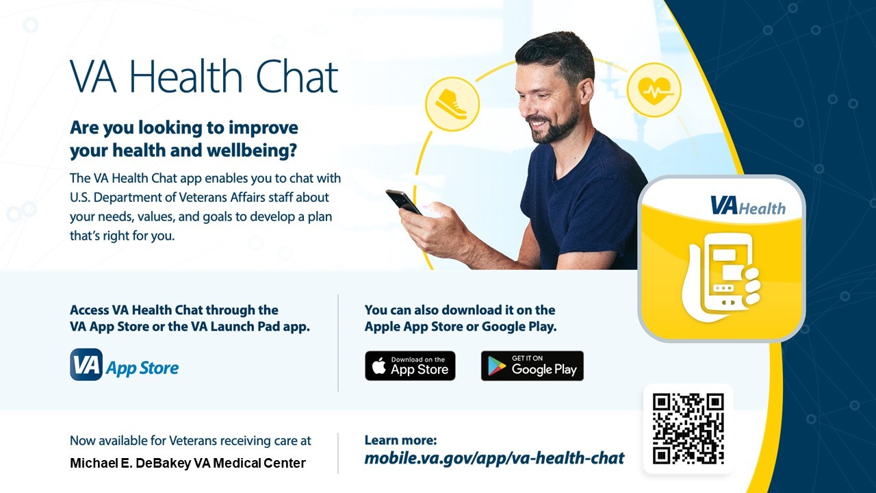 Houston Veterans can now Chat with Your VA Health Care Team!