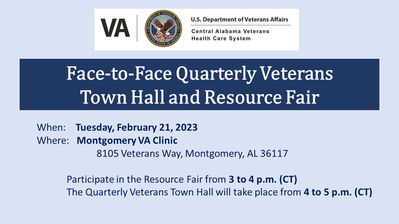 Face-to-Face Veterans Town Hall Today
