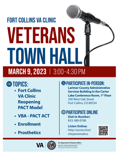 Cheyenne VA HCS Upcoming Events / Important Information