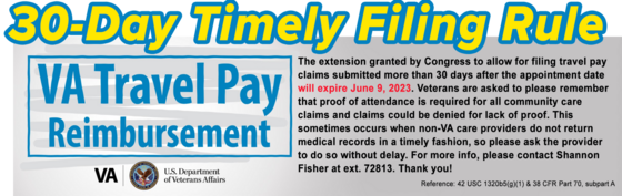 Beneficiary Travel: The extension granted by Congress to allow for ...