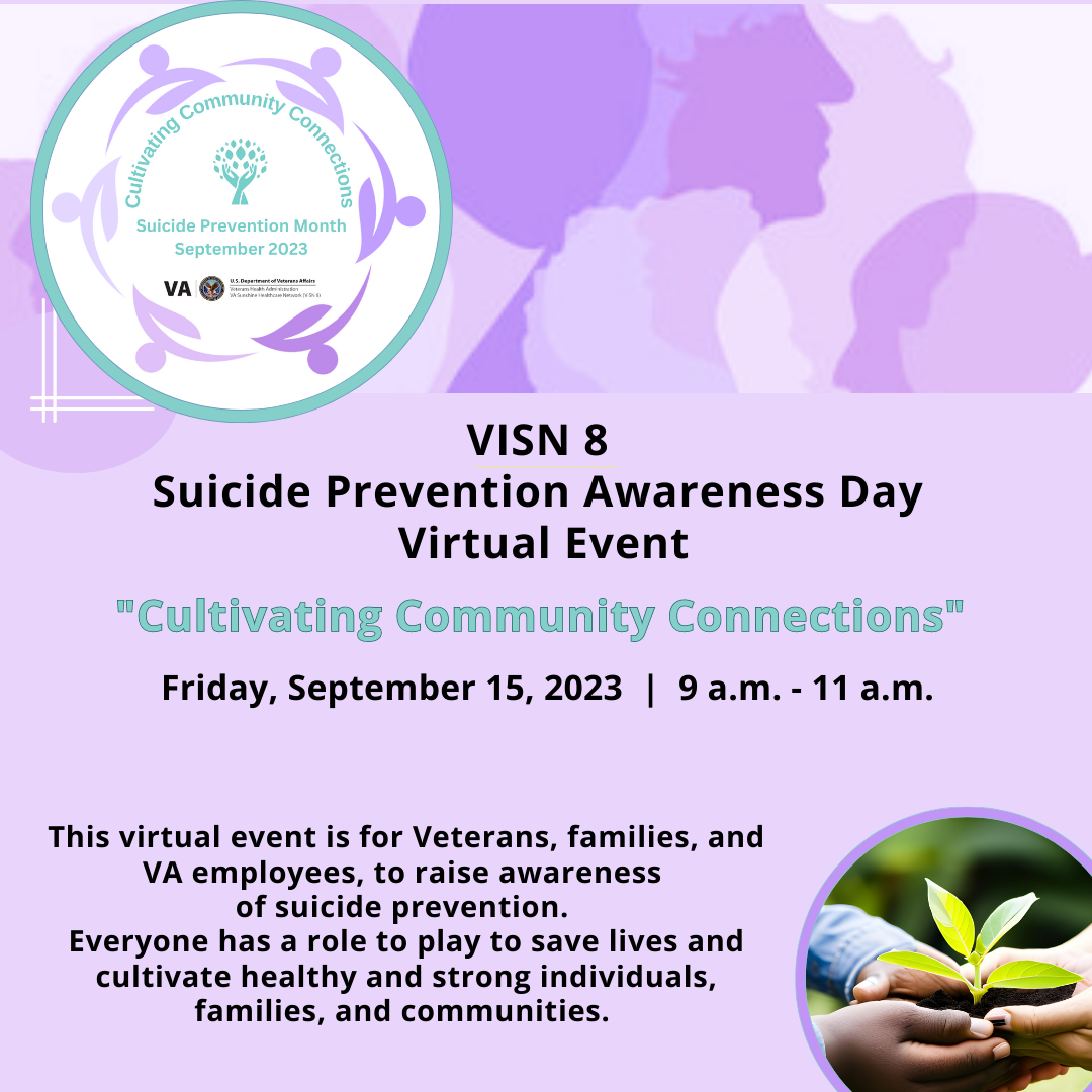 REMINDER: Join Us for a Virtual Suicide Prevention Awareness Day Event ...