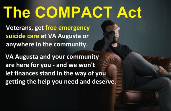 Free Emergency Suicide Care at VA Augusta and in the community