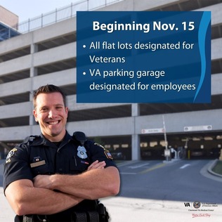 Cincinnati VA Parking Update