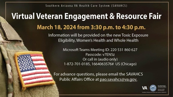 VA Virtual Veteran Engagement & Resource Fair on Monday, March 18 from ...