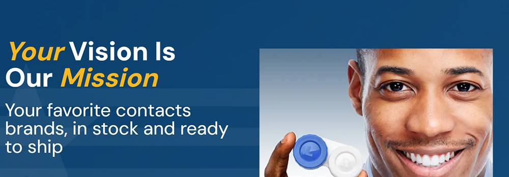 Order your contacts easily online