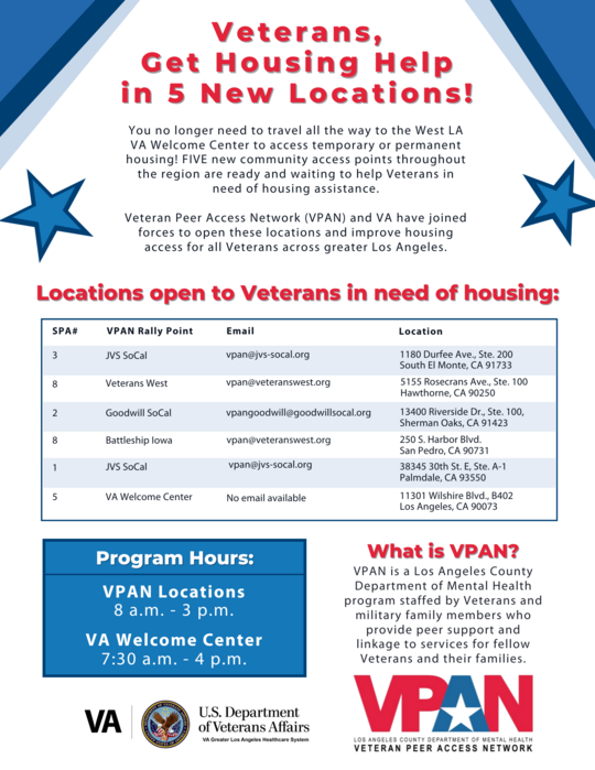 Veterans Can Get Housing Help in 5 New Locations Across Greater LA