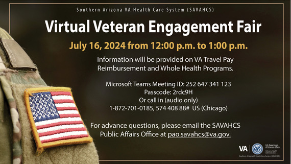 VA Virtual Veteran Engagement Fair on Tuesday, July 16, from 12:00 p.m ...