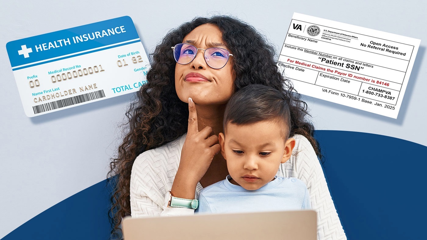 Do you receive CHAMPVA benefits and have other health insurance?