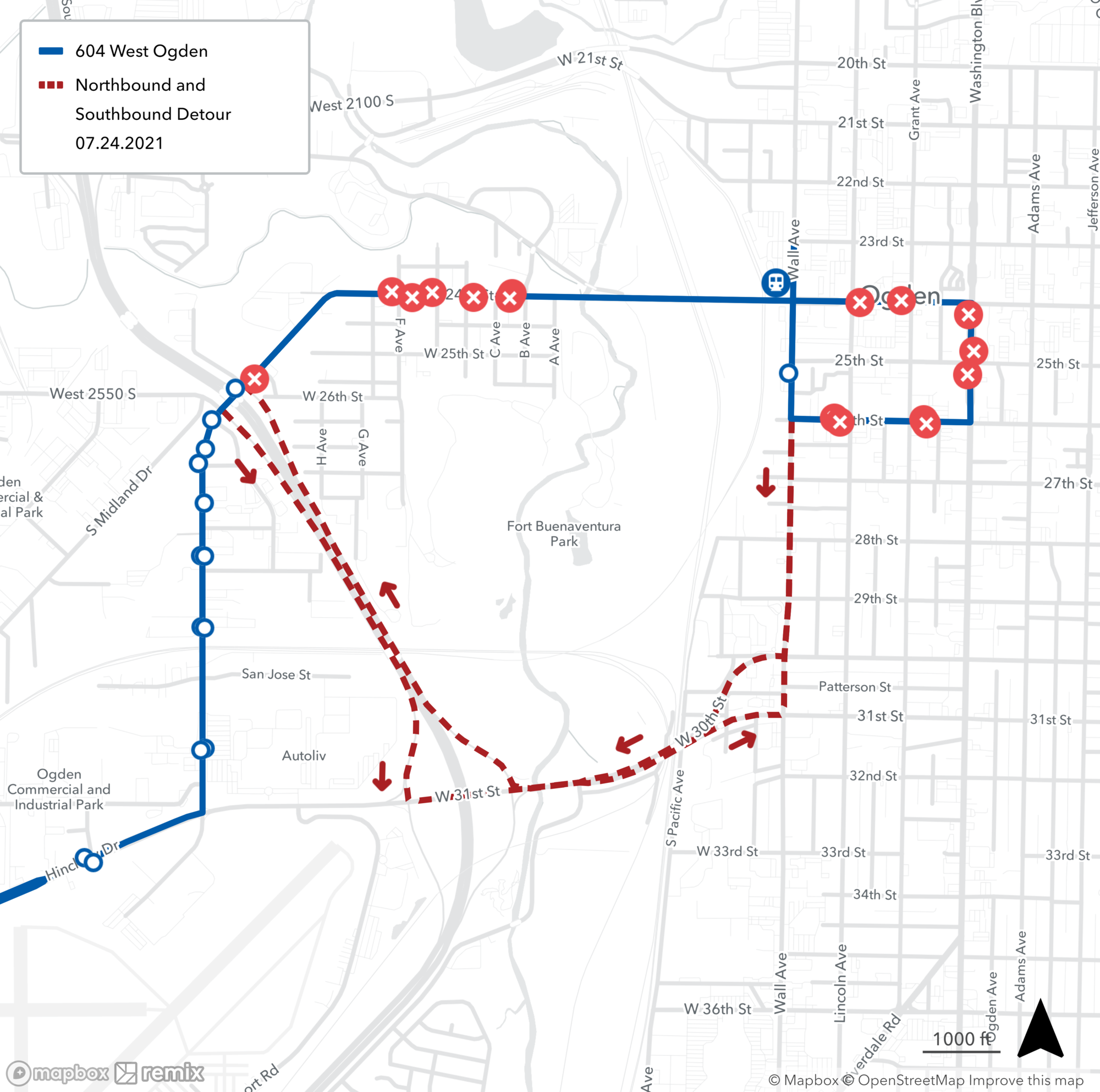 604 - West Ogden on Detour July 24