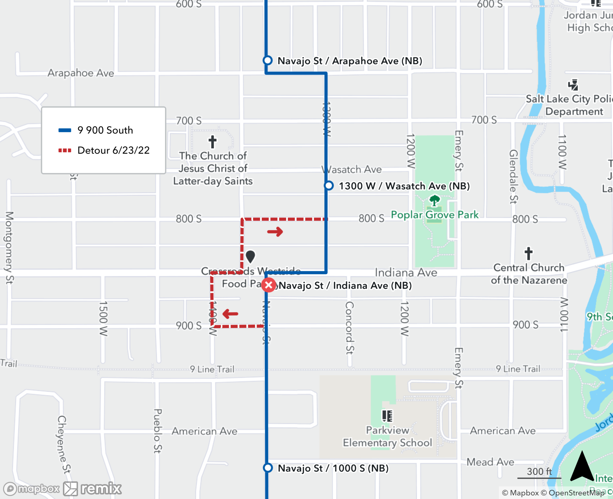 9 - 900 South on Detour