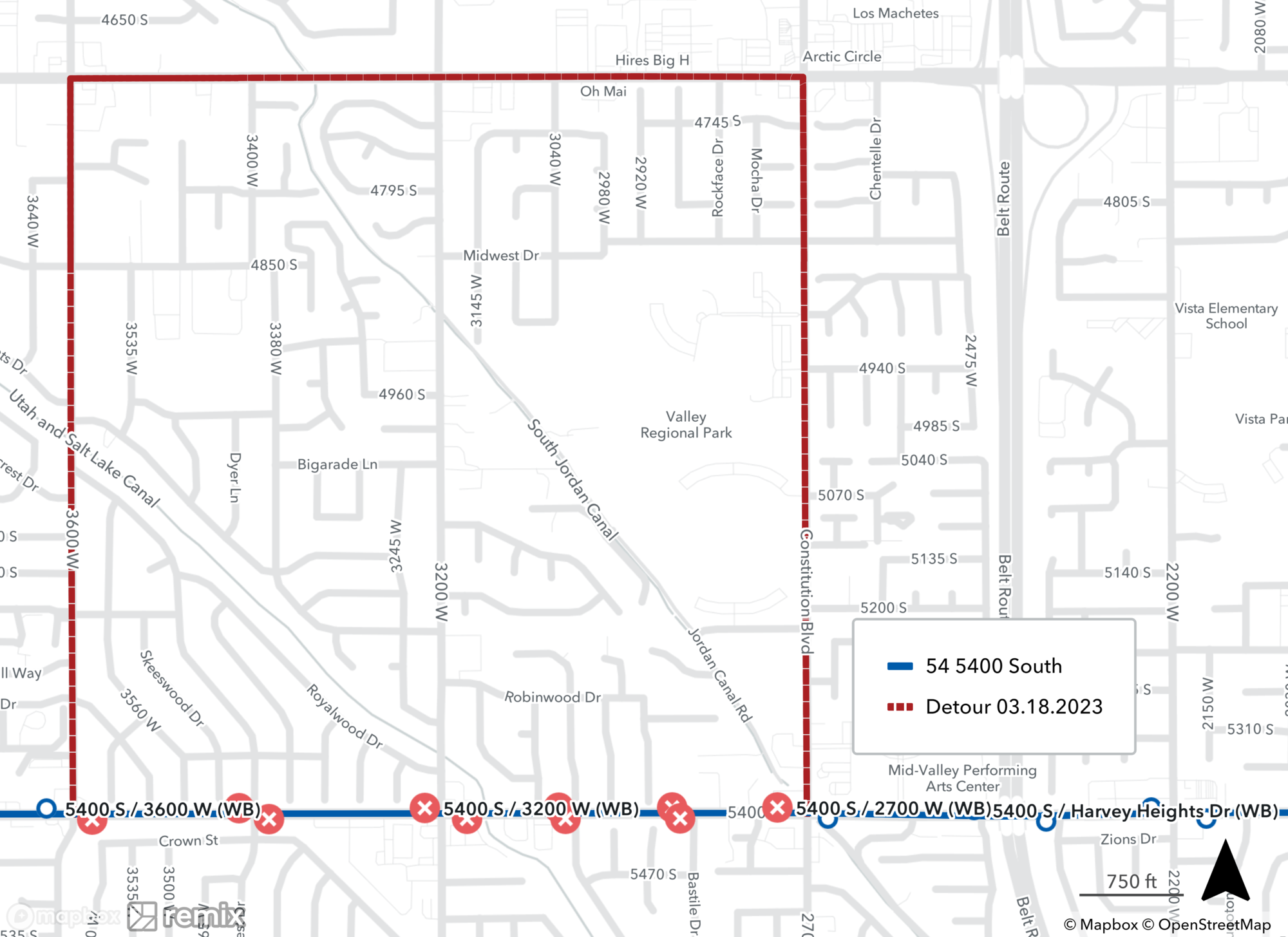 54 - 5400 South On Detour
