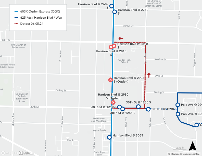 OGX and Route 625 Detour