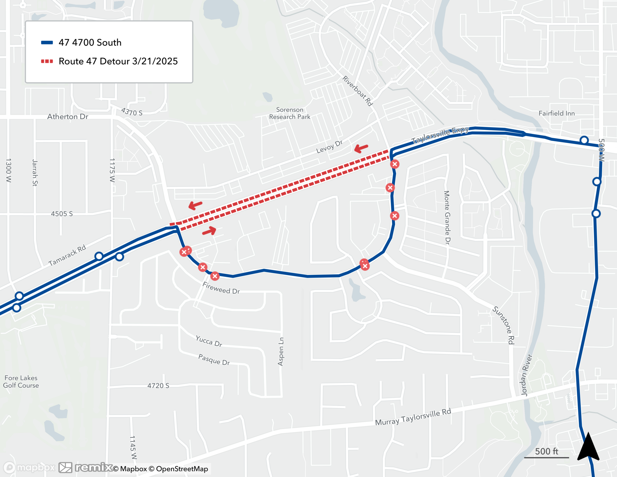 47 - 4700 South on Detour