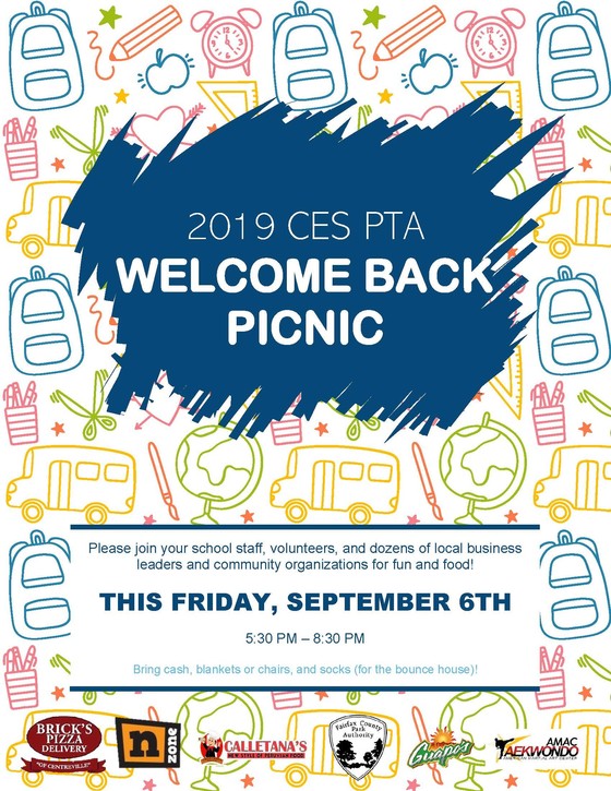 CES PTA Welcome Back Picnic