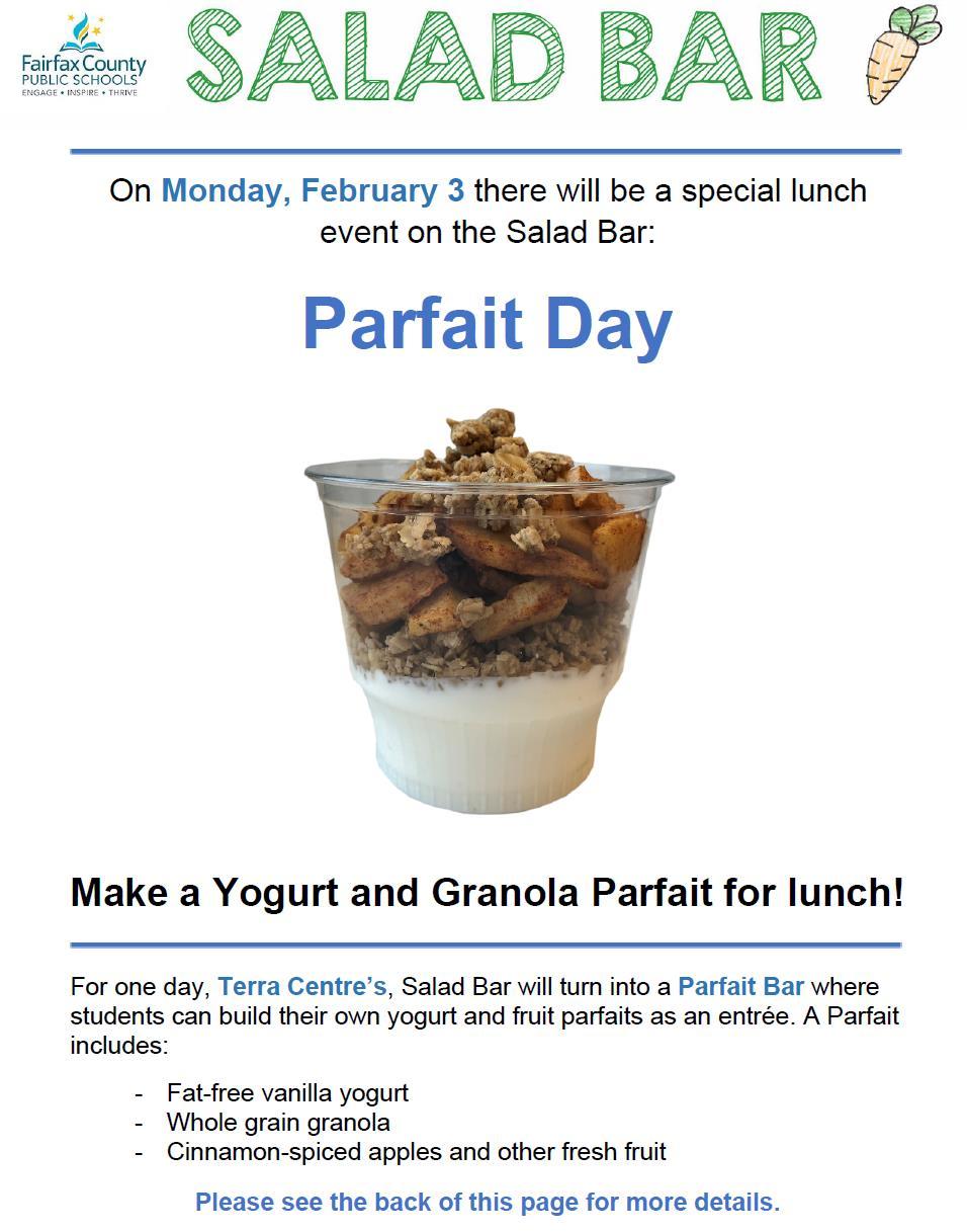 Parfait Day is Tomorrow!