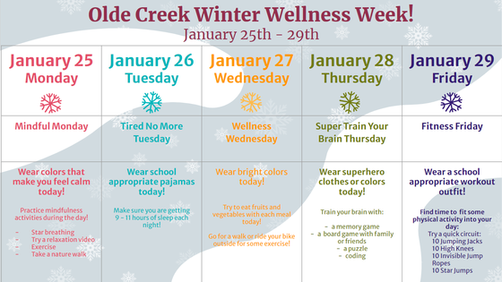 Olde Creek Weekly Update - January 22