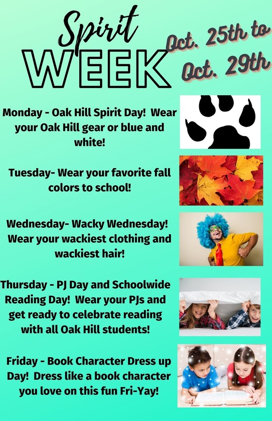 Spirit Week is this Week!