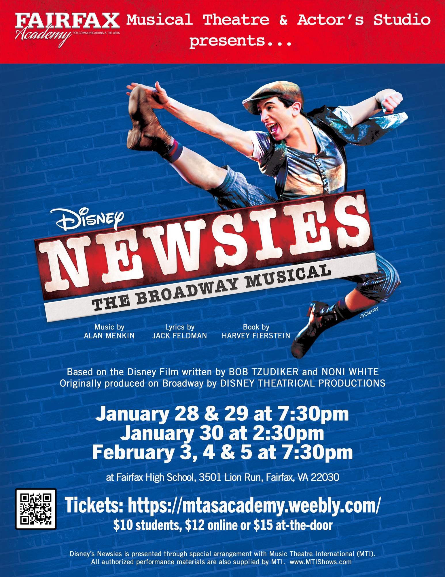Upcoming productions and 2022-2023 registration