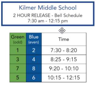 Second Semester Schedules