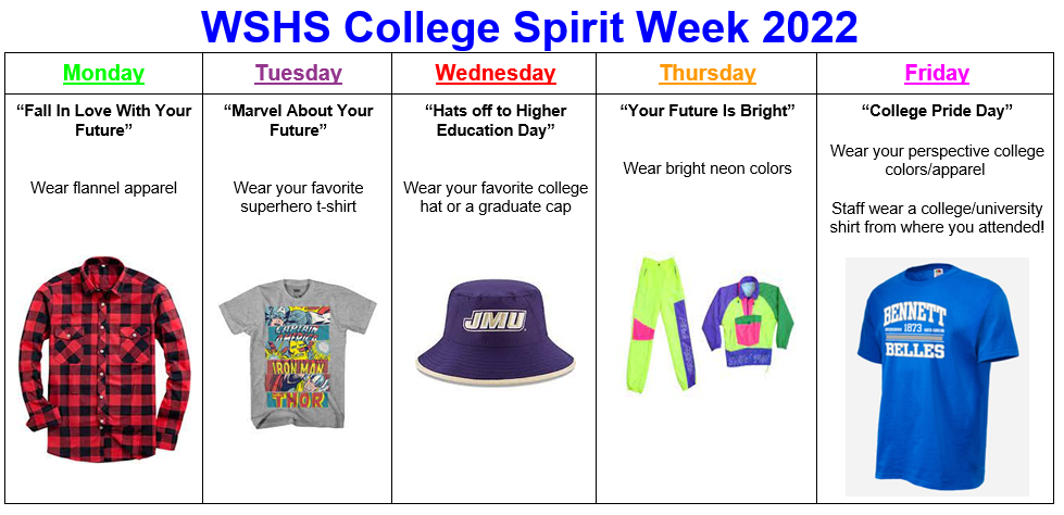 WSHS Spartan Weekly News - October 14, 2022