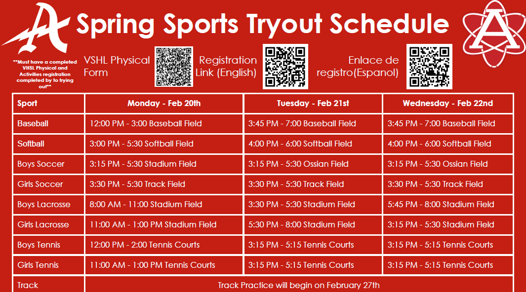 Atoms Athletics and Activities (02/20-02/26)