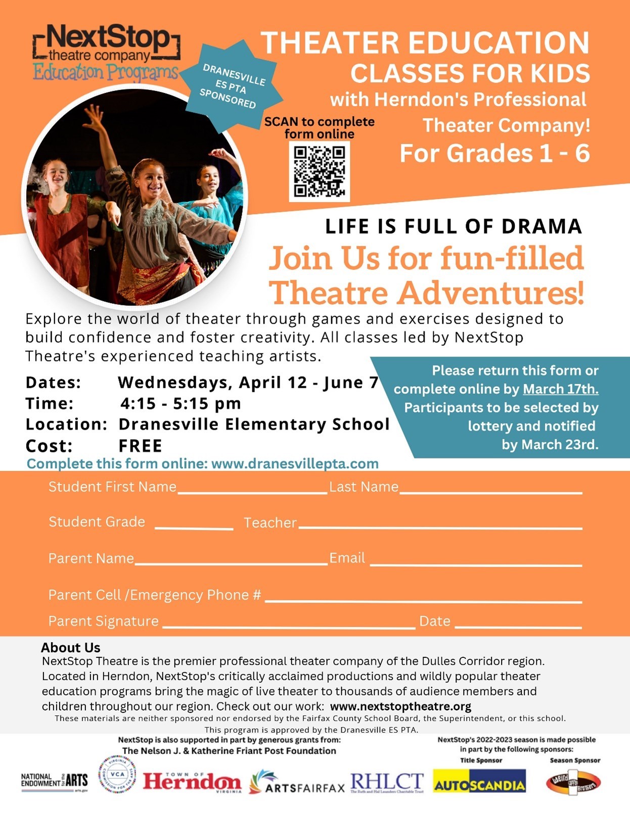 Dranesville Elementary School's PTA News