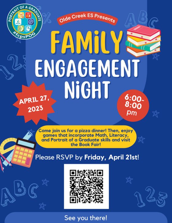 Reminder: Family Engagement Night