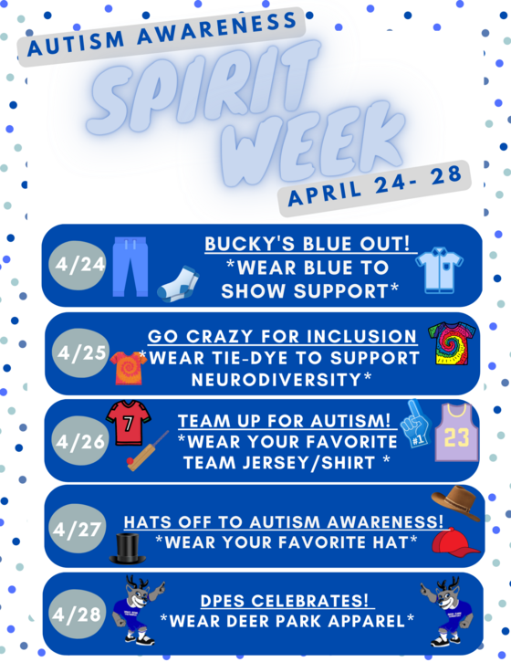 Deer Park Elementary News and Information April 20, 2023